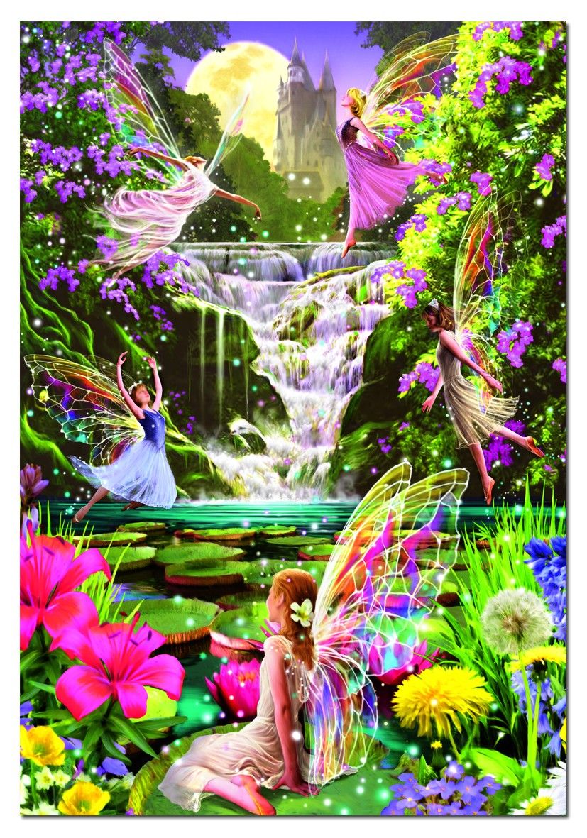 500 CASCADA DE HADAS - Puzzles Tu Me Completas