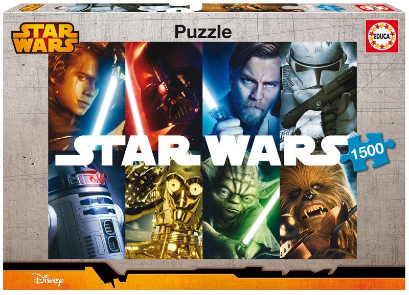 1500 STAR WARS - Puzzles Tu Me Completas