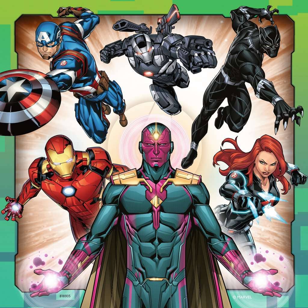 Puzzle 3 X 49 Los Poderosos Avengers De RAVENSBURGER