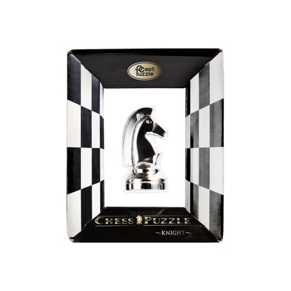 Puzzle Cast Chess Ajedrez Caballo Plateado De HANAYAMA