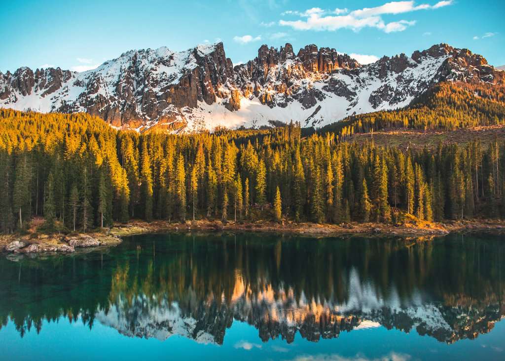 Puzzle 1000 Lago Carezza De RAVENSBURGER