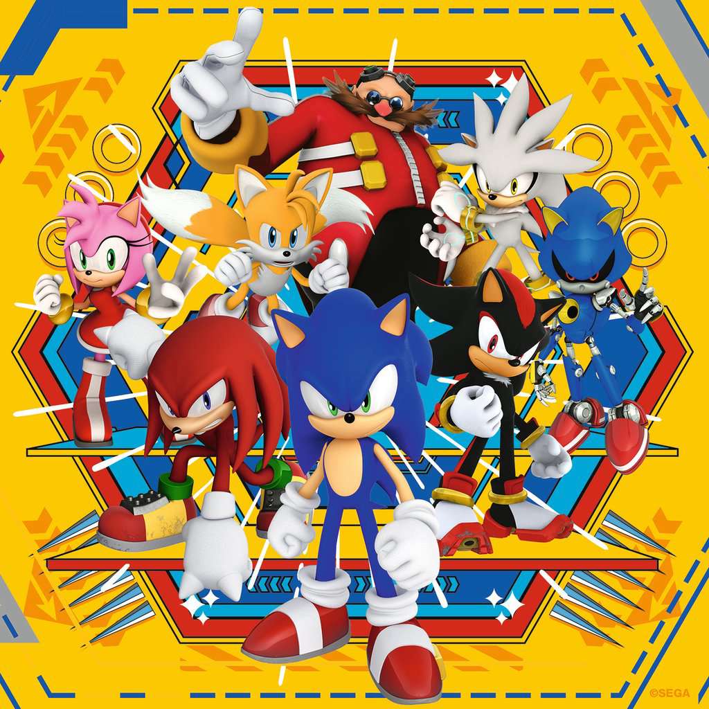 Puzzle 3 X 49 Sonic De RAVENSBURGER