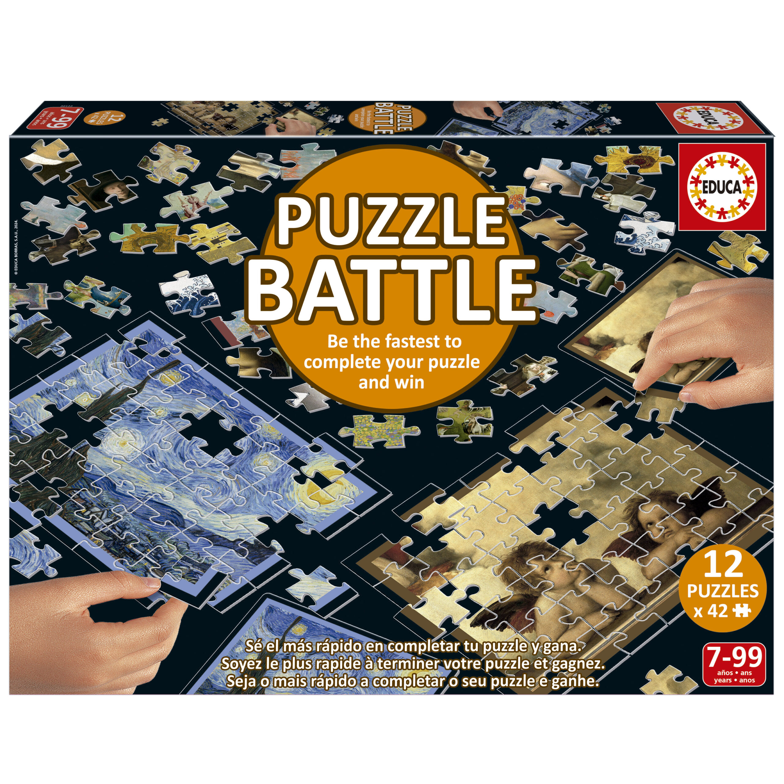 Puzzle 12 X 42 Puzzle Battle Arte De EDUCA