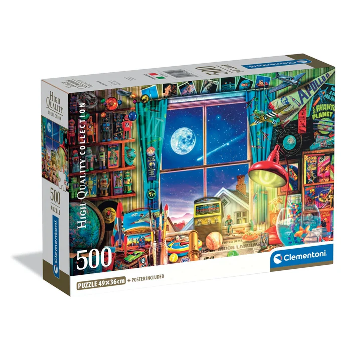 Puzzle 500 HQC A La Luna De CLEMENTONI
