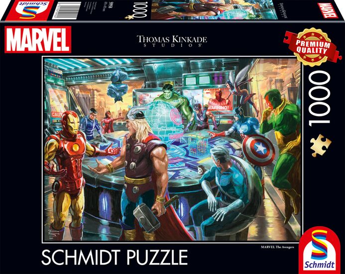 Puzzle 1000 Los Vengadores, Marvel De SCHMIDT En Puzzles Tu Me Completas